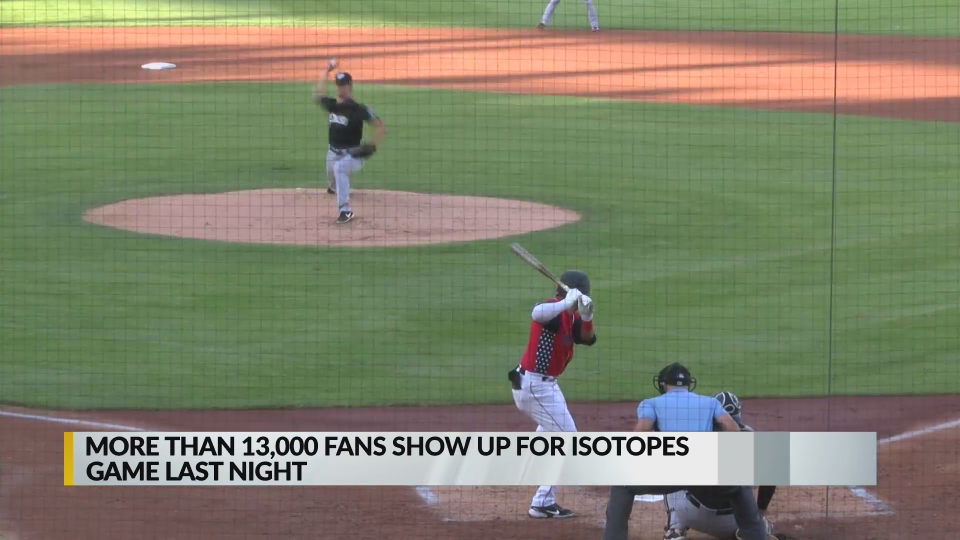 More than 13K fans show up for Isotopes game Sunday night – KRQE NEWS ...