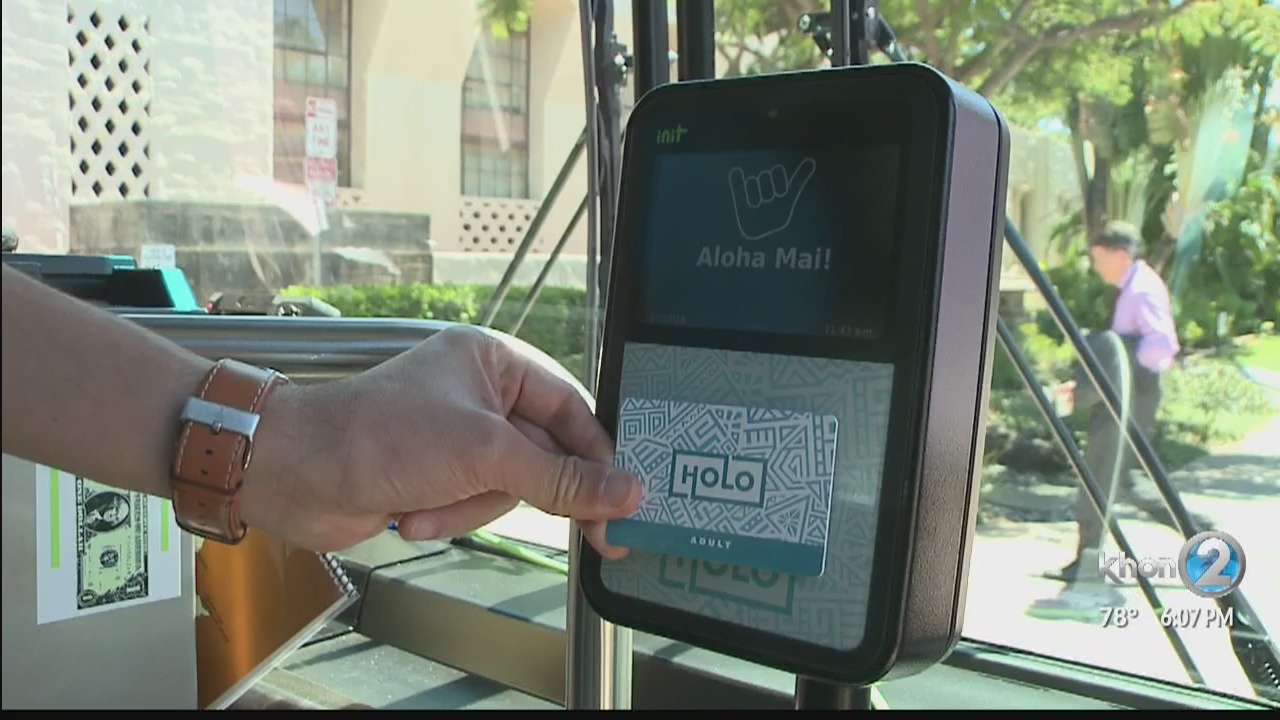 City unveils Holo transit smart card for bus, future rail system – KHON2